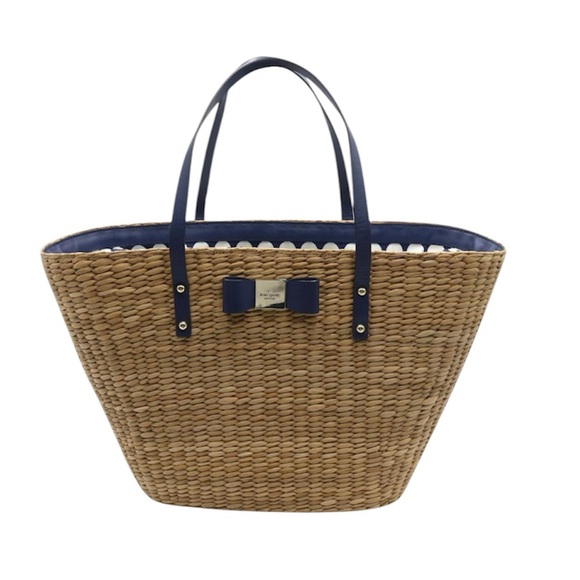 kate spade | Bags | Authentic New Kate Spade Straw Basket | Poshmark